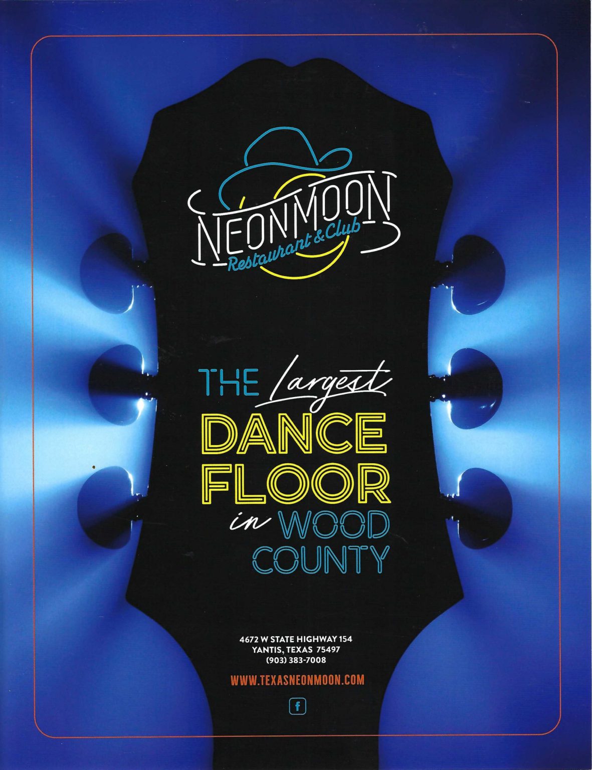 Menu Texas Neon Moon